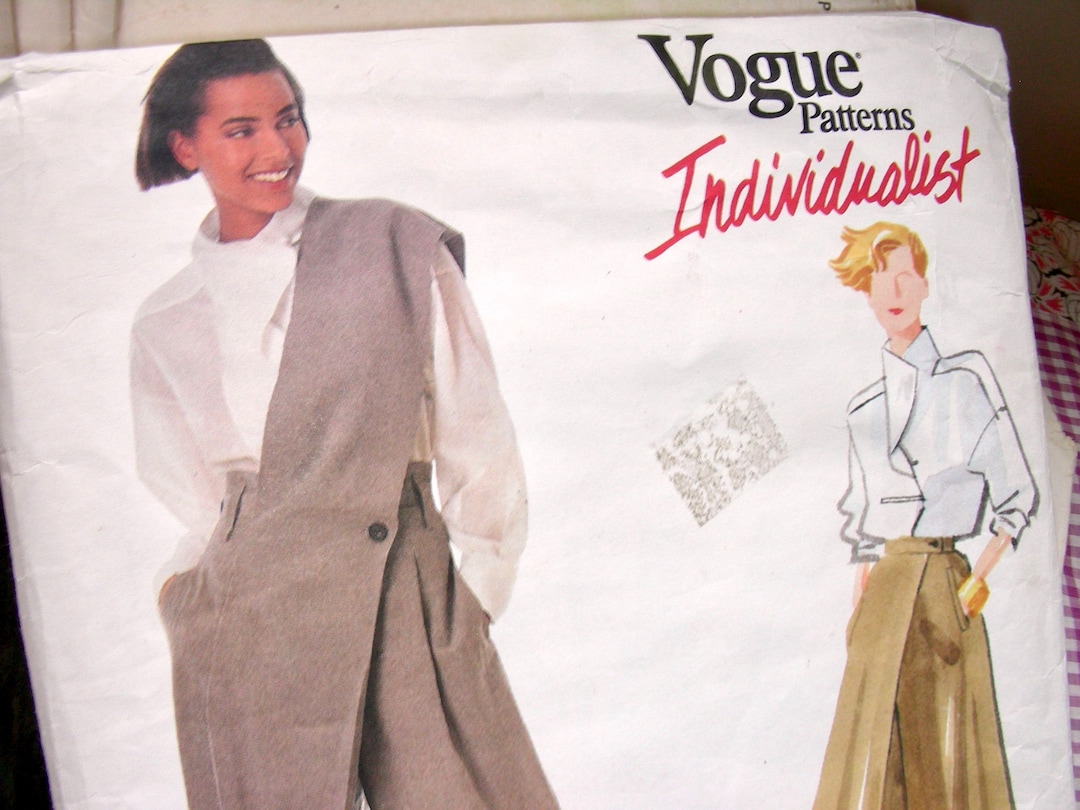Vogue 2332 UNCUT * ISSEY MIYAKE Designer Vogue Sewing Pattern / Misses ...