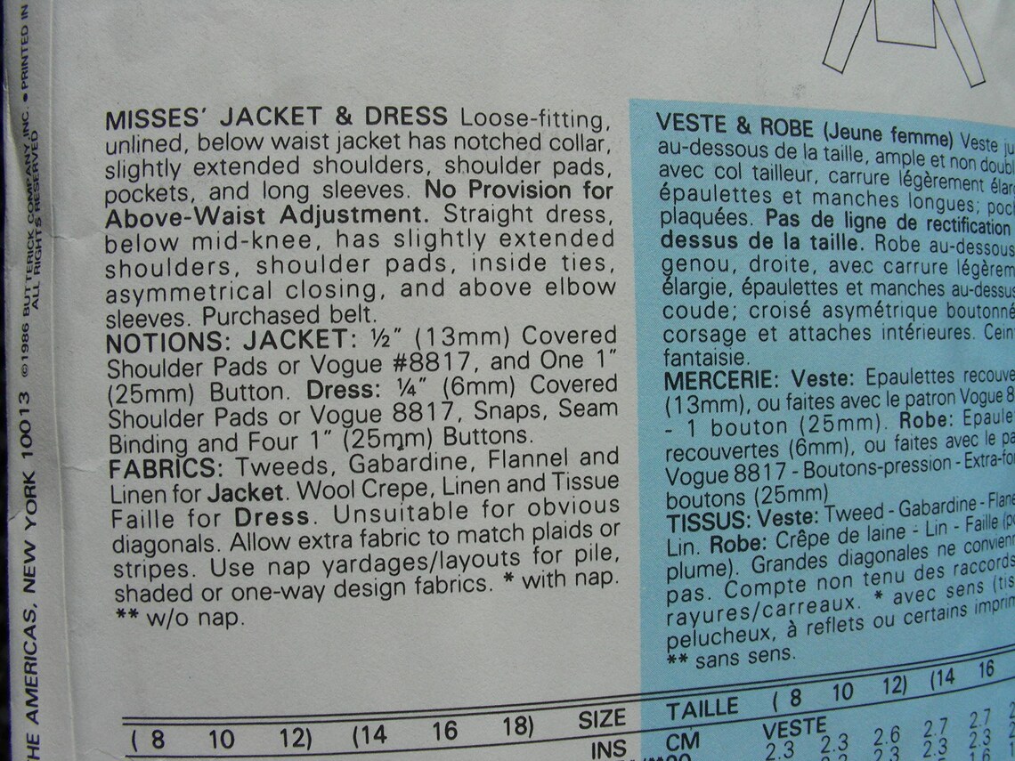 UNCUT Vintage Vogue Pattern 9495 VERY EASY / Misses' Dress | Etsy