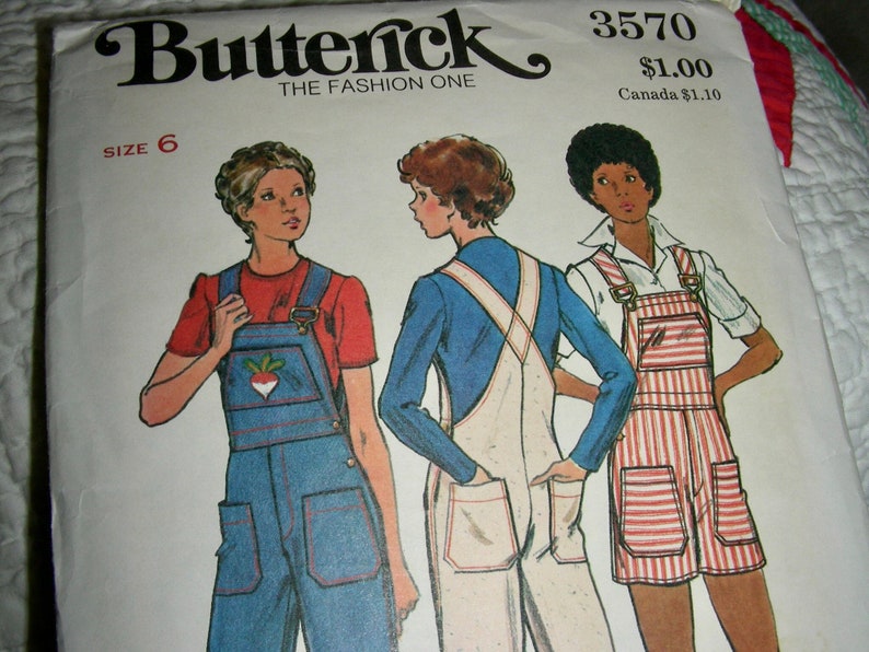UNCUT Vintage 1970's Butterick Pattern 3570 / ADORABLE - Etsy