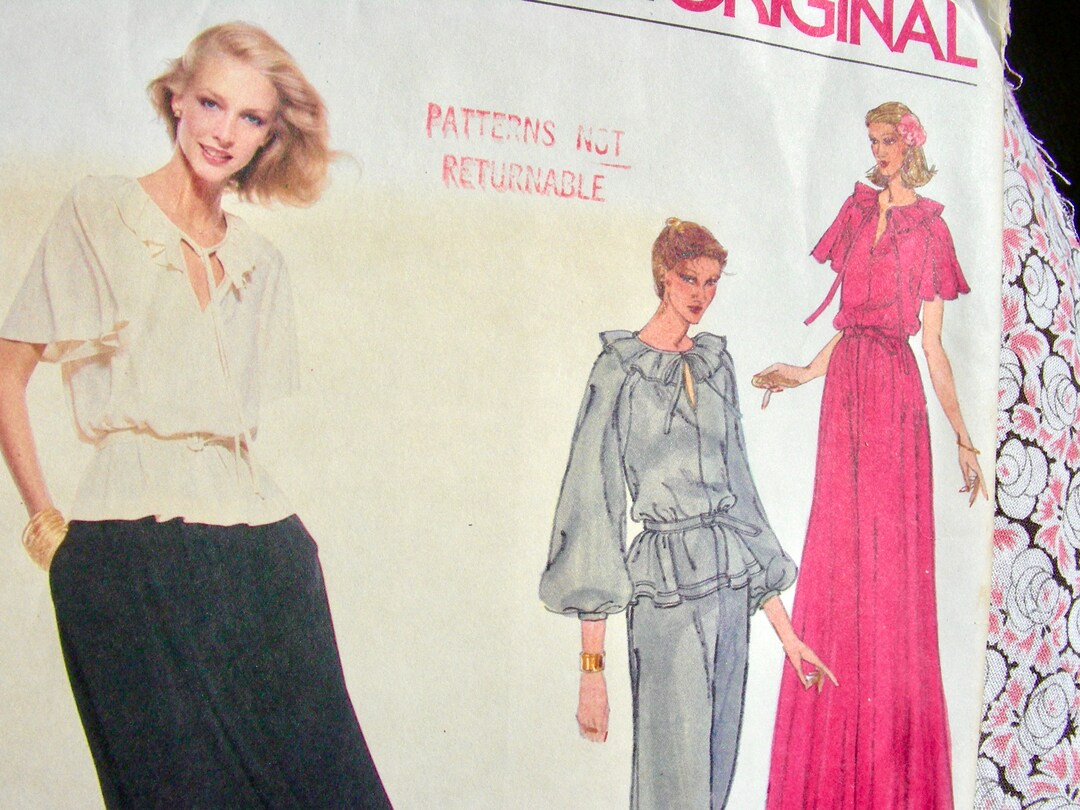 UNCUT Vogue Pattern 1835 by JEAN MUIR / Beautiful Misses' Cocktail ...