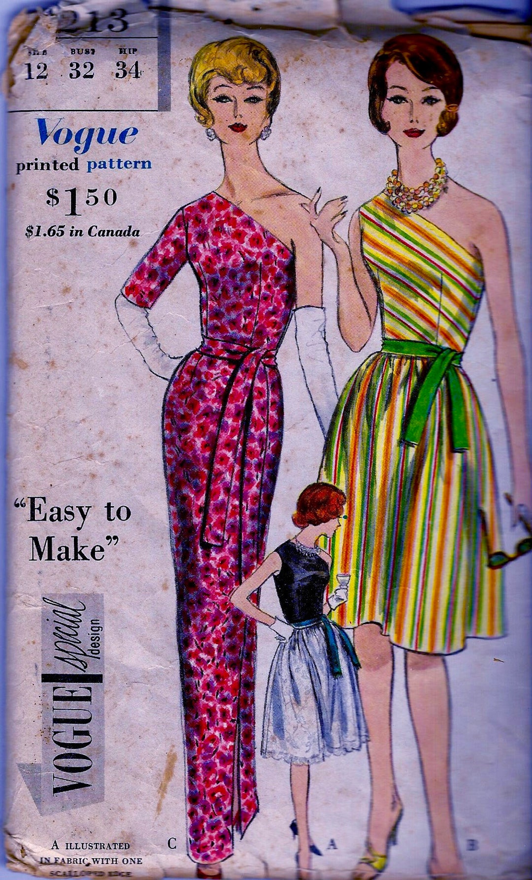 UNCUT * Vintage Vogue Special Design Pattern 4213 // GLAMOROUS One ...