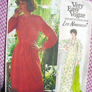 UNCUT Vintage 1970's Vogue Pattern 1201 / Beautiful Misses' Cocktail ...