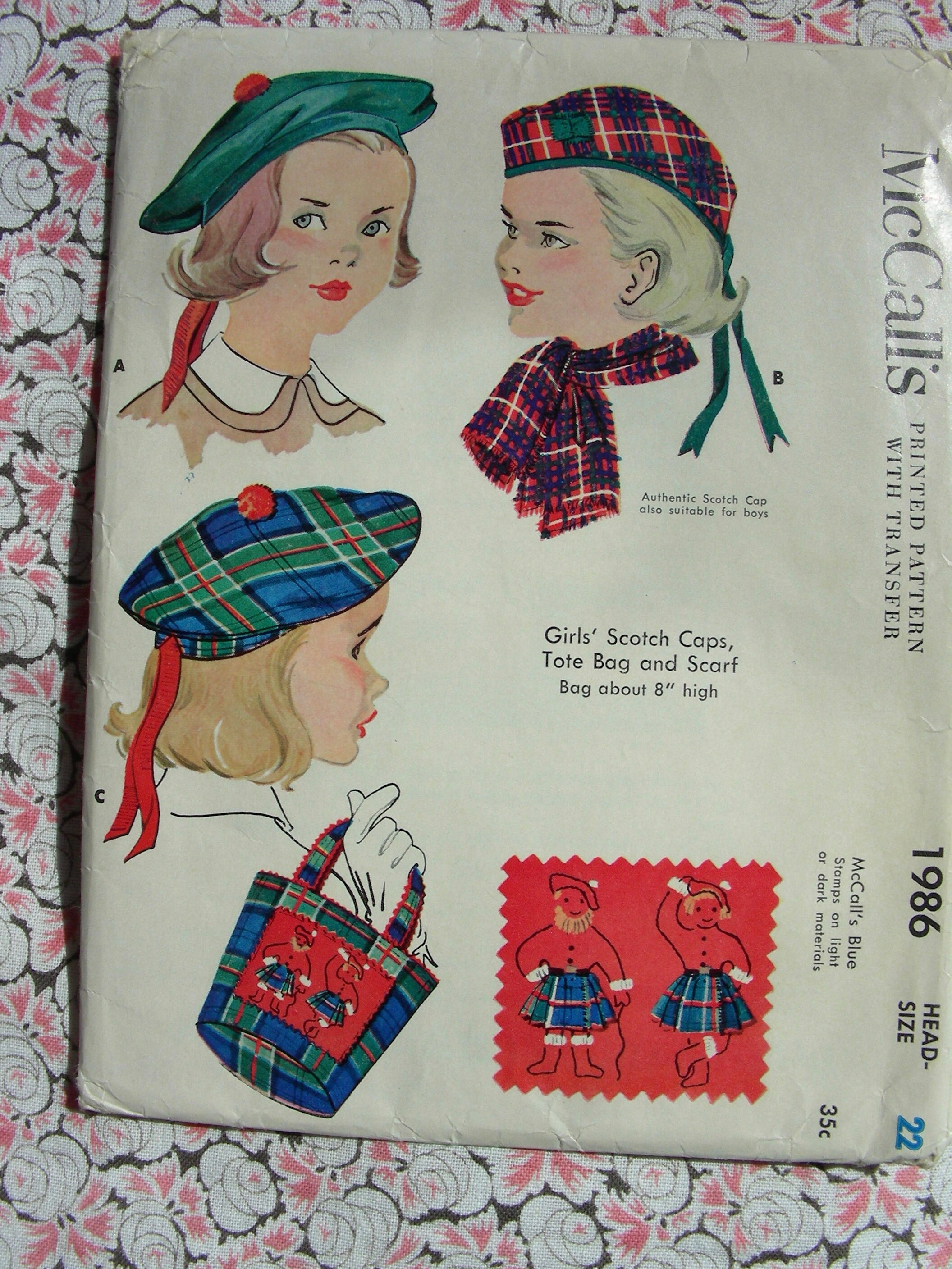 UNCUT Vintage 1950's Mccalls Pattern 1986 ADORABLE Toddler Girls ...