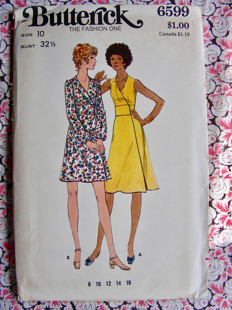 UNCUT Vintage 1970's Butterick Pattern 6599 / Misses' - Etsy