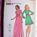 UNCUT Vintage 1970's Butterick Pattern 6946 / Sweetest Misses' Semi ...