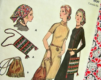 UNCUT 1950s Butterick Pattern 6133 Plunging off Shoulder Strapless ...