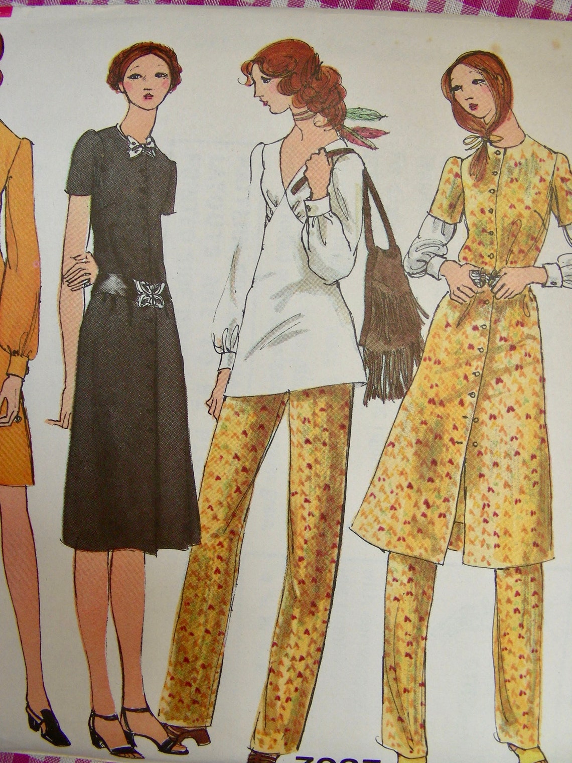 UNCUT Vintage 1970's MISS VOGUE Pattern 7987 / | Etsy