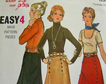 UNCUT Vintage 1970's Butterick Pattern 5878 / Misses' - Etsy
