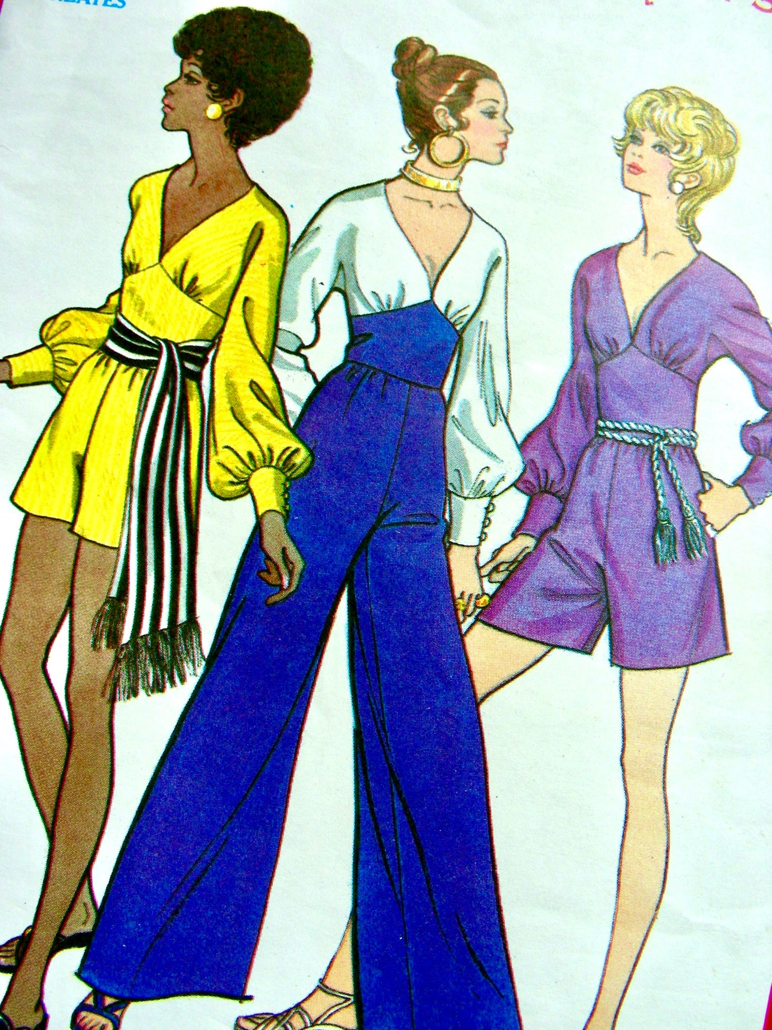 STUNNING UNCUT Butterick Pattern 5719 / Glamour Magazine Designer's ...