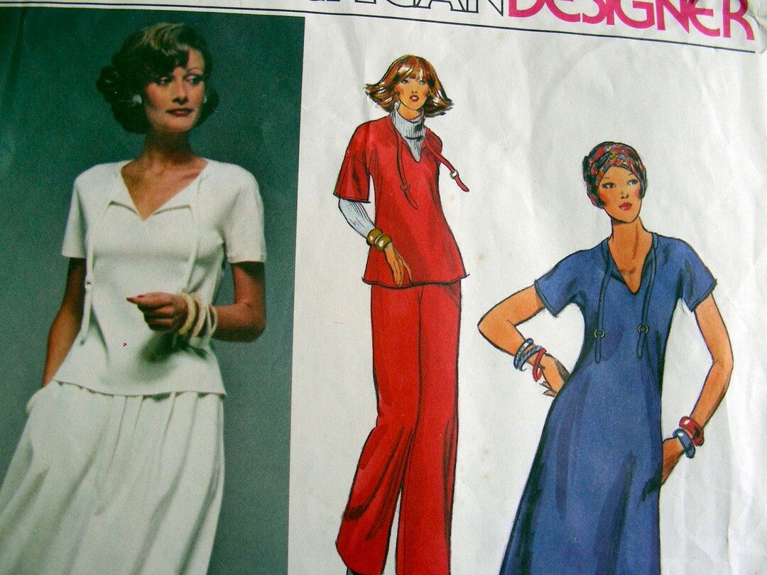 Vogue Pattern 1494 Designer Pattern * Misses Closse-fitting Slightly ...