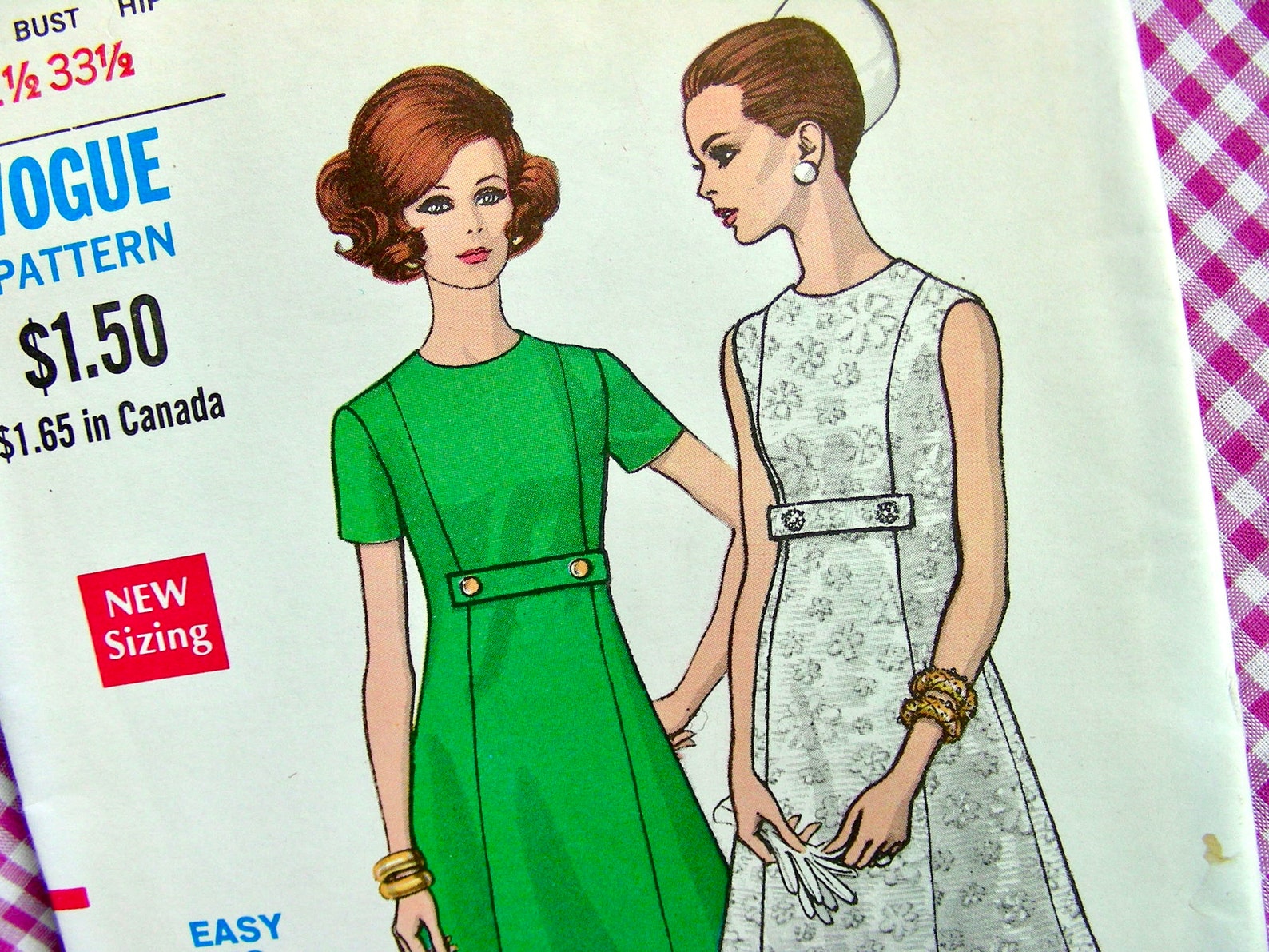 VOGUE Pattern 7487 UNCUT Misses' High-fitted Flared Cocktail Evening ...