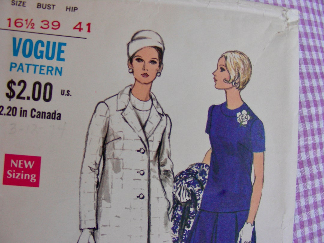 Vogue 7703 - Beautiful Cocktail/evening Dress and Coat Sewing Pattern ...