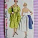1950s Vintage Simplicity Sewing Pattern 4339 Misses' Evening Cocktail ...