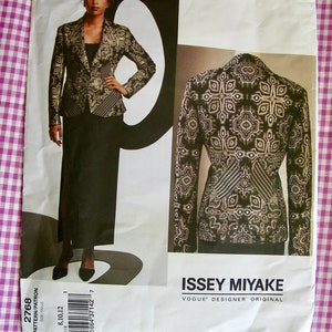 UNCUT * ISSEY MIYAKE Designer Vogue Pattern 2768 / Misses' Japanese ...