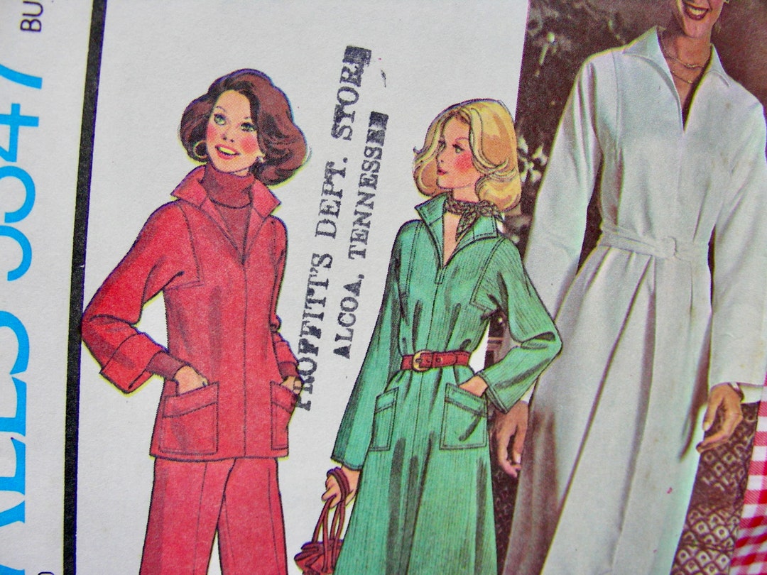 UNCUT Vintage 1970s Mccall's Pattern 5347 - Misses' Day or Evening ...