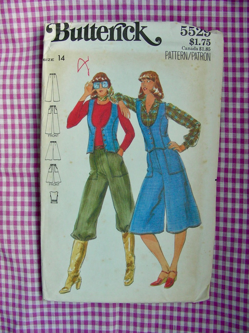 UNCUT Vintage 1970's Butterick Pattern 5529 / Misses' | Etsy