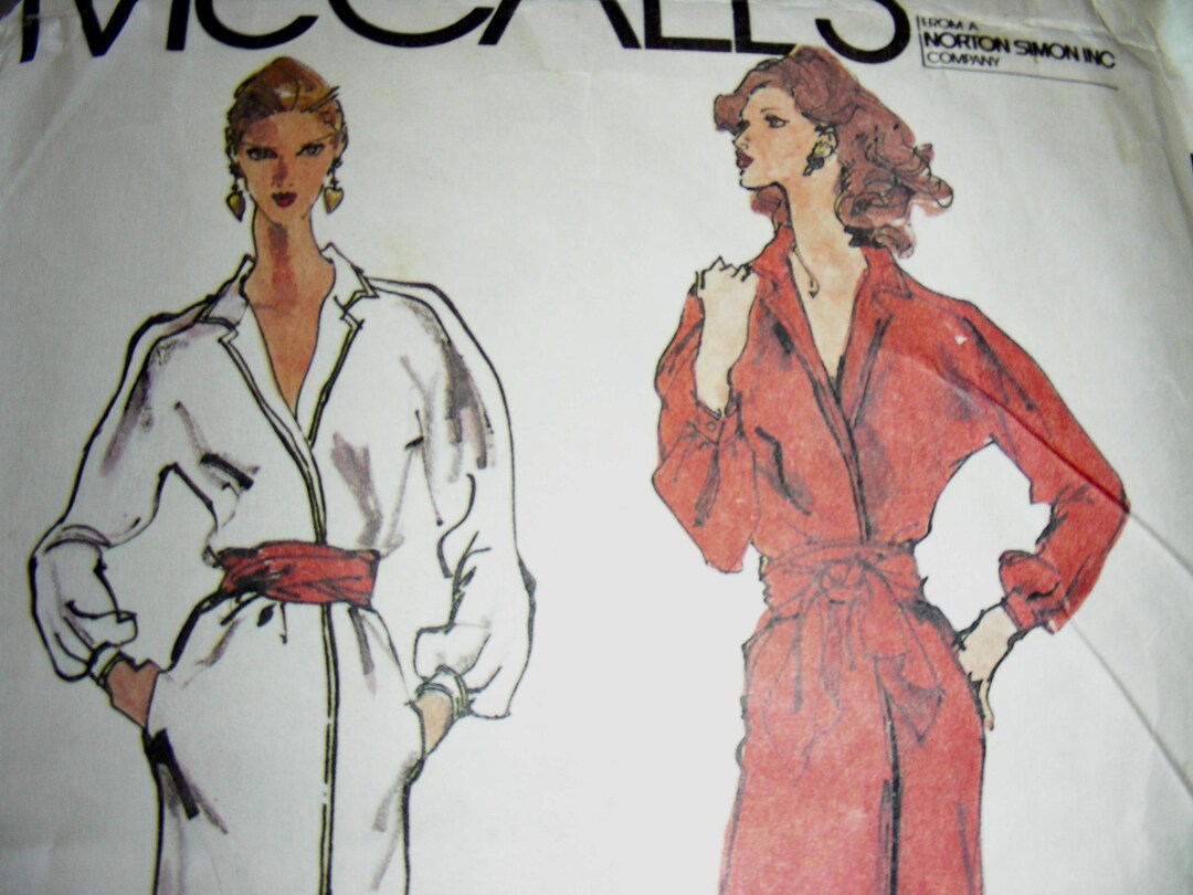 Mccall's Pattern 7020 HALSTON Designer / STUNNING 1980 Cocktail Evening ...