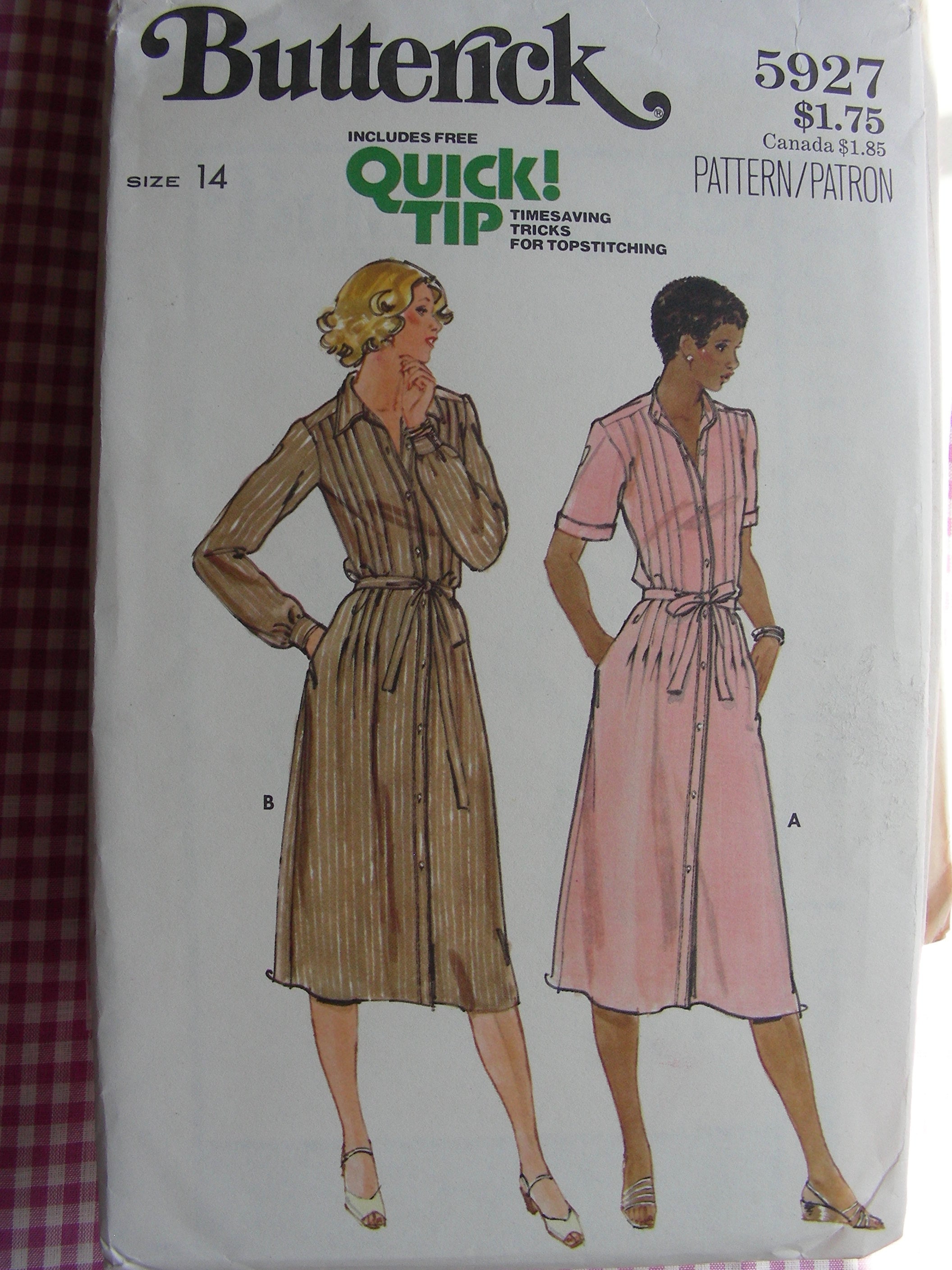 UNCUT Vintage 1970's Butterick Pattern 5927 / - Etsy