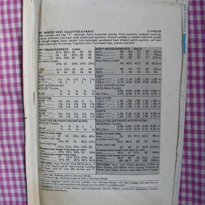 UNCUT Vintage 1970's Butterick Pattern 5529 / Misses' Flared Culottes ...