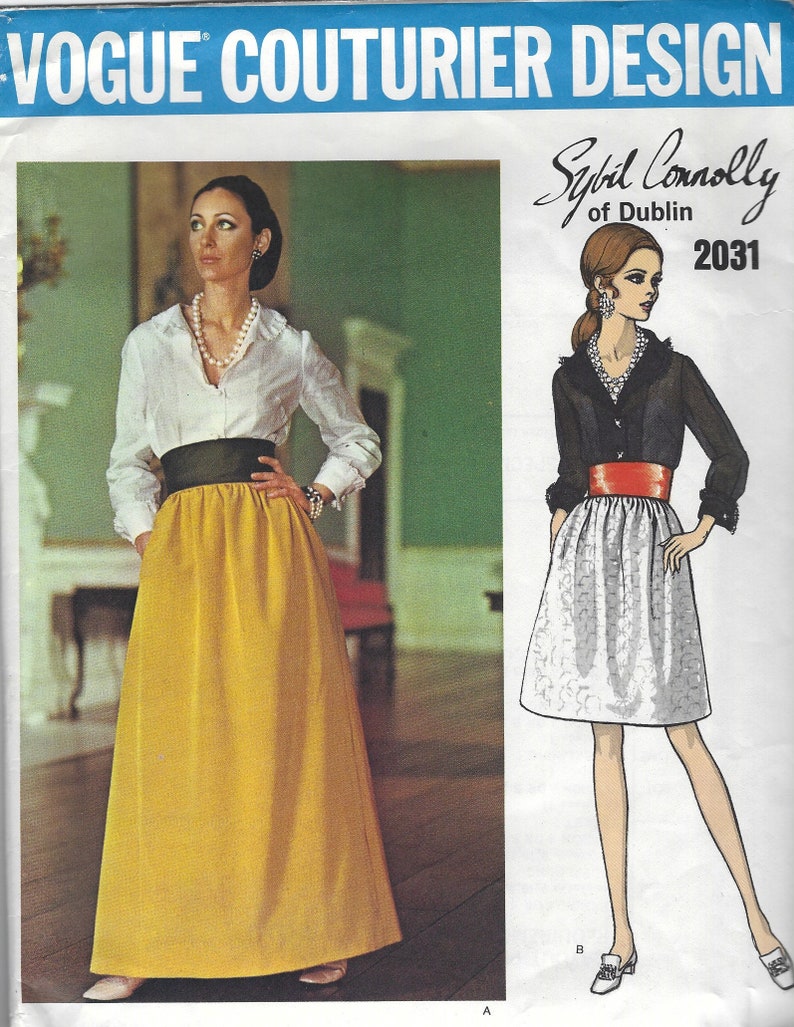 Sybil Connolly Designer UNCUT Vogue Couturier Design - Etsy