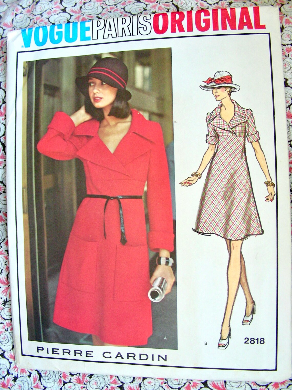 UNCUT * Vogue Pattern 2818 - Pierre Cardin Misses' Above or Mid-knee ...