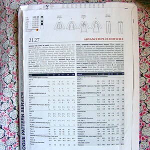 UNCUT *ISSEY MIYAKE Designer Vogue Pattern 2127 * Misses' Loose-fitting ...