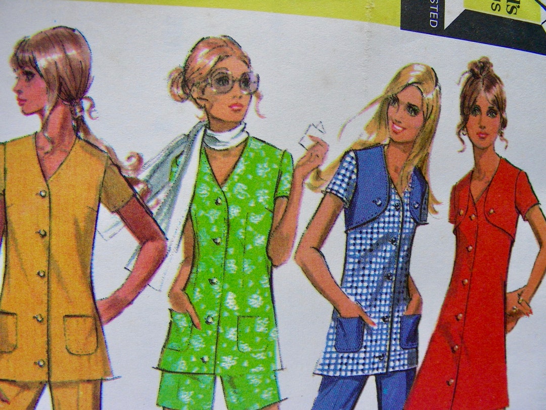 UNCUT Vintage 1970s Mccall's Pattern 2415 - LOVELY Mod Boleros, Dresses ...