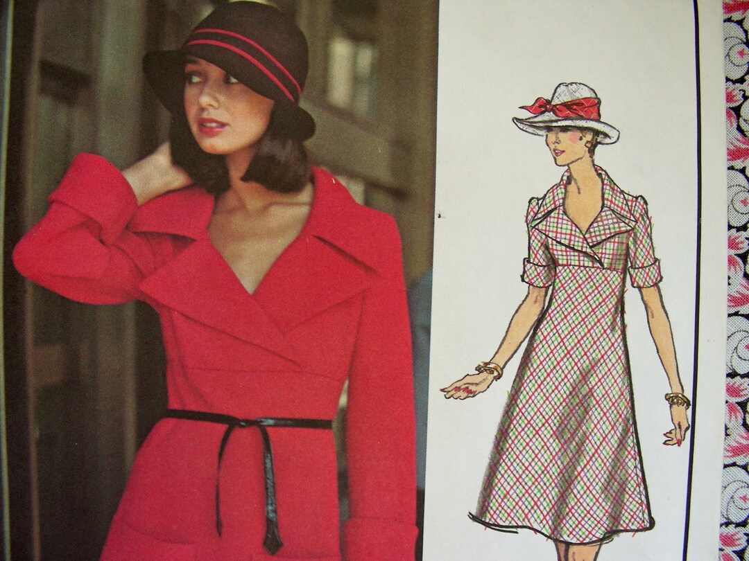 UNCUT * Vogue Pattern 2818 - Pierre Cardin Misses' Above or Mid-knee ...