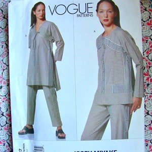 UNCUT *ISSEY MIYAKE Designer Vogue Pattern 2127 * Misses' Loose-fitting ...