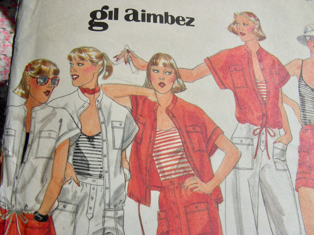 UNCUT Vintage Butterick Pattern 5388 / Designer GIL AIMBEZ Jacket ...