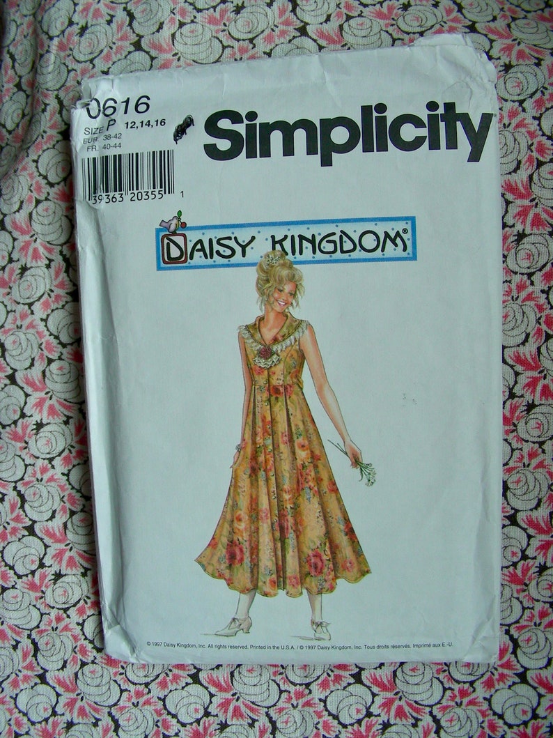 DAISY KINGDOM UNCUT Vintage Simplicity Pattern 0616 / - Etsy
