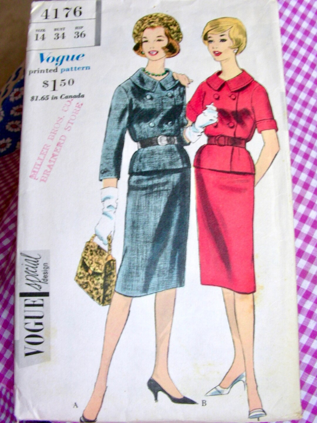 Vogue 4176 Vogue Special Design Pattern - LOVELY Cocktail/evening Two ...