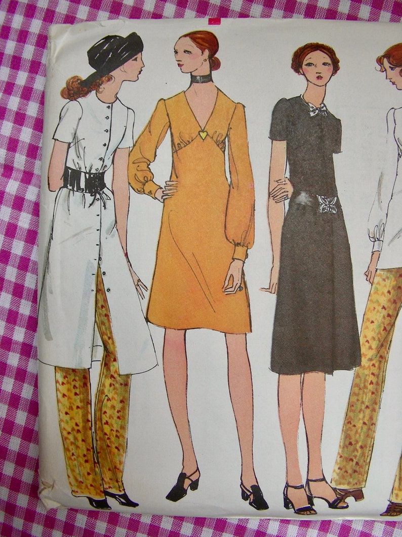 UNCUT Vintage 1970's MISS VOGUE Pattern 7987 / | Etsy