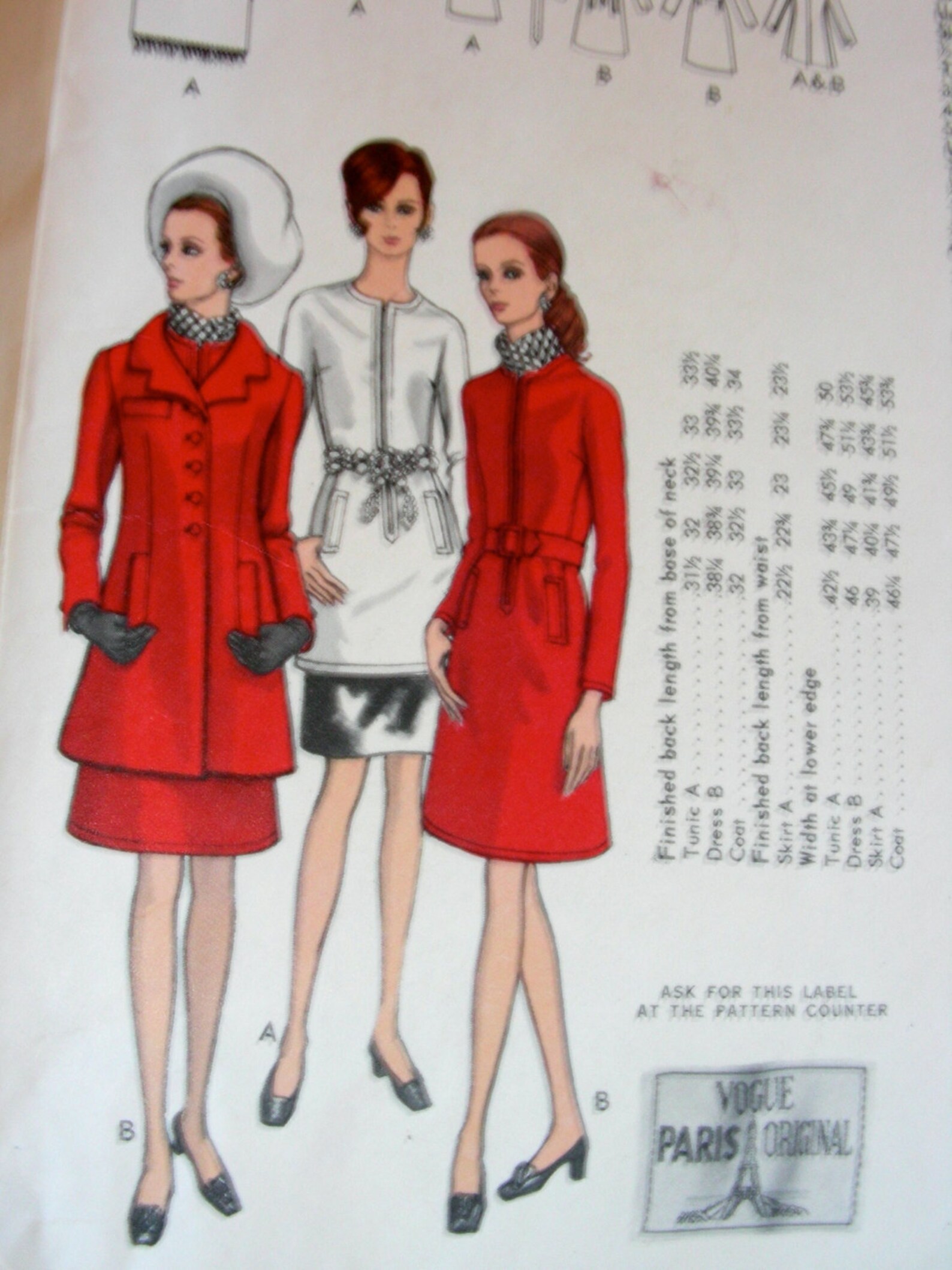 Vintage Vogue Paris Original Pattern 2092 Nina Ricci - Etsy