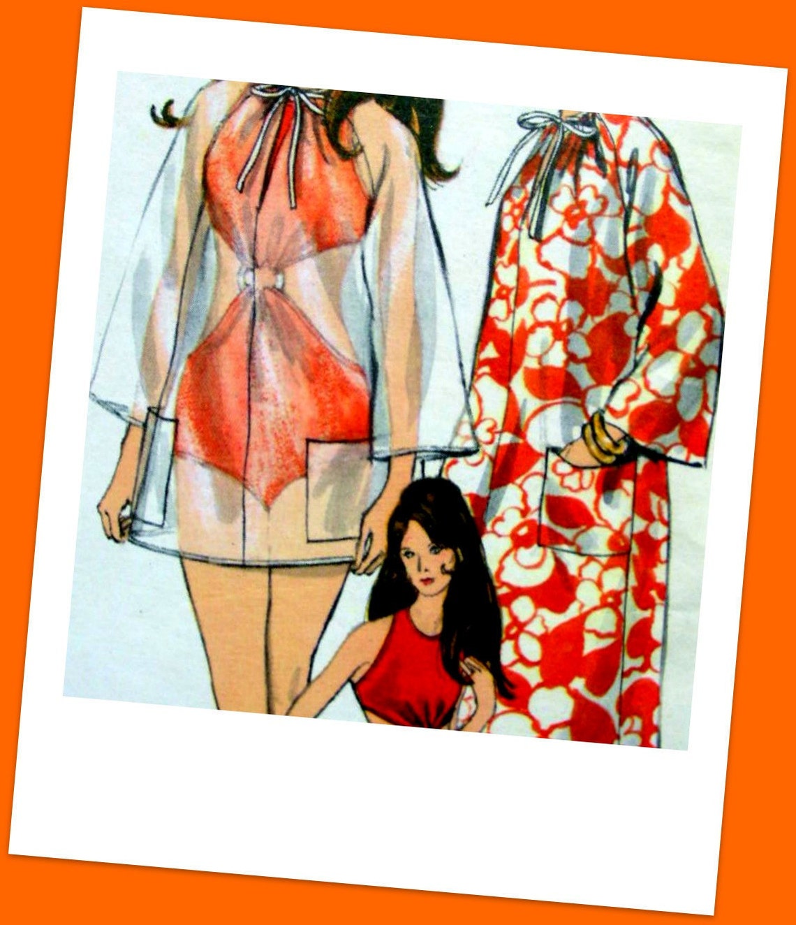 Vintage Swimsuit Pattern * UNCUT Vintage 1960's VOGUE Pattern 7316 ...