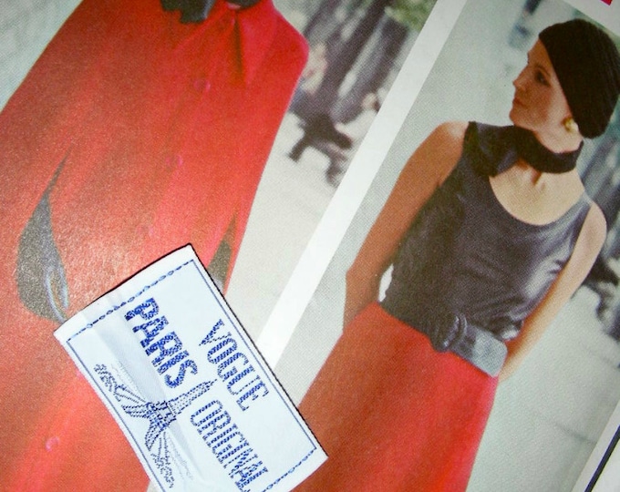 SALE ! Vintage 70's Vogue Paris Original Pattern 2483 by Designer PATOU ...