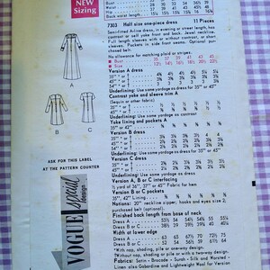 Vintage 1960s Vogue Sewing Pattern 7303: Elegant Evening Gown, Half ...