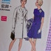 Vogue 7703 - Beautiful Cocktail/evening Dress and Coat Sewing Pattern ...