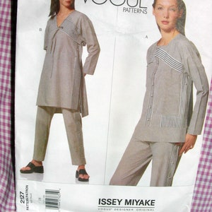 UNCUT *ISSEY MIYAKE Designer Vogue Pattern 2127 * Misses' Loose-fitting ...