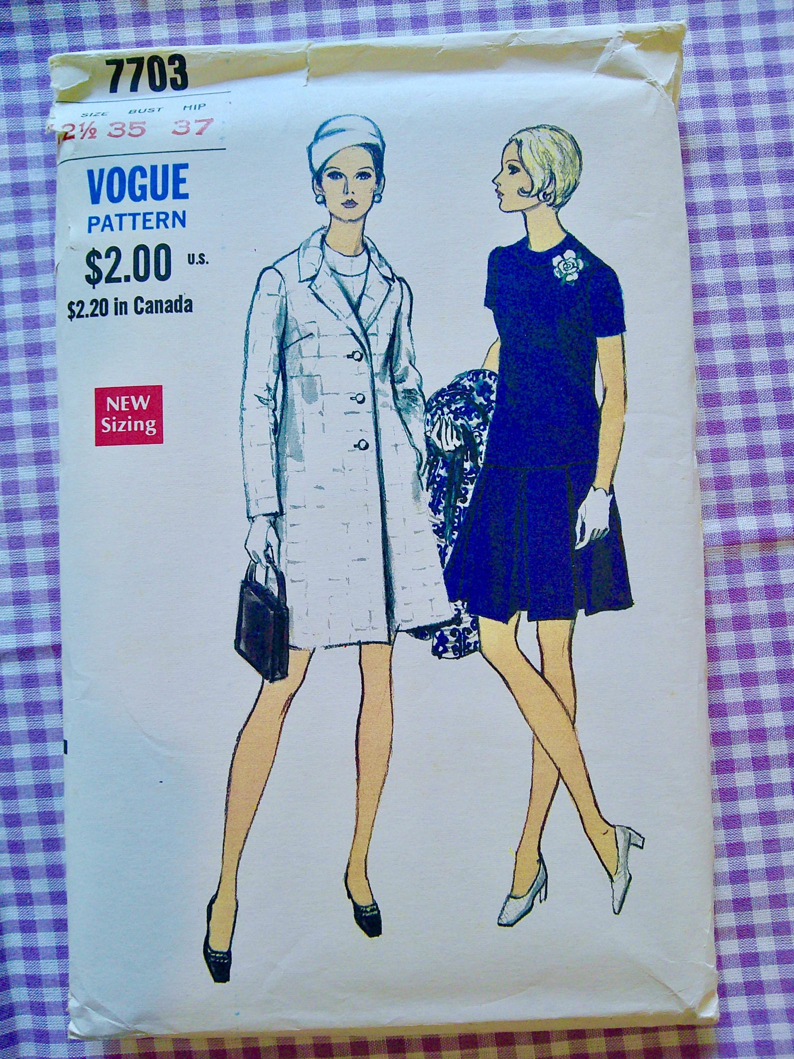 Vogue 7703 - Beautiful Cocktail/evening Dress and Coat Sewing Pattern ...
