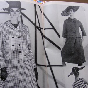 Vintage 1960's VOGUE PATTERN BOOK Catalog - 76 Pages - Coats, Fabrics ...