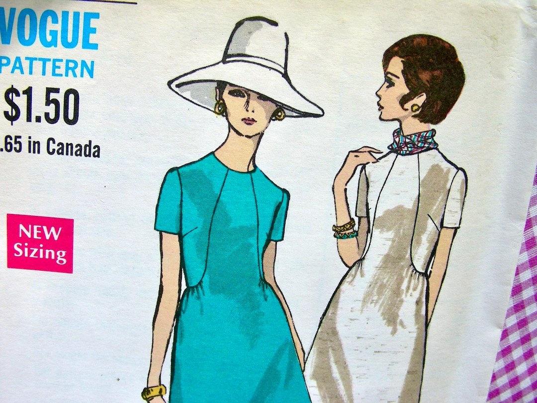 Vogue Pattern 7464 UNCUT / Elegant Misses' Semi-fitted A-line Dress ...