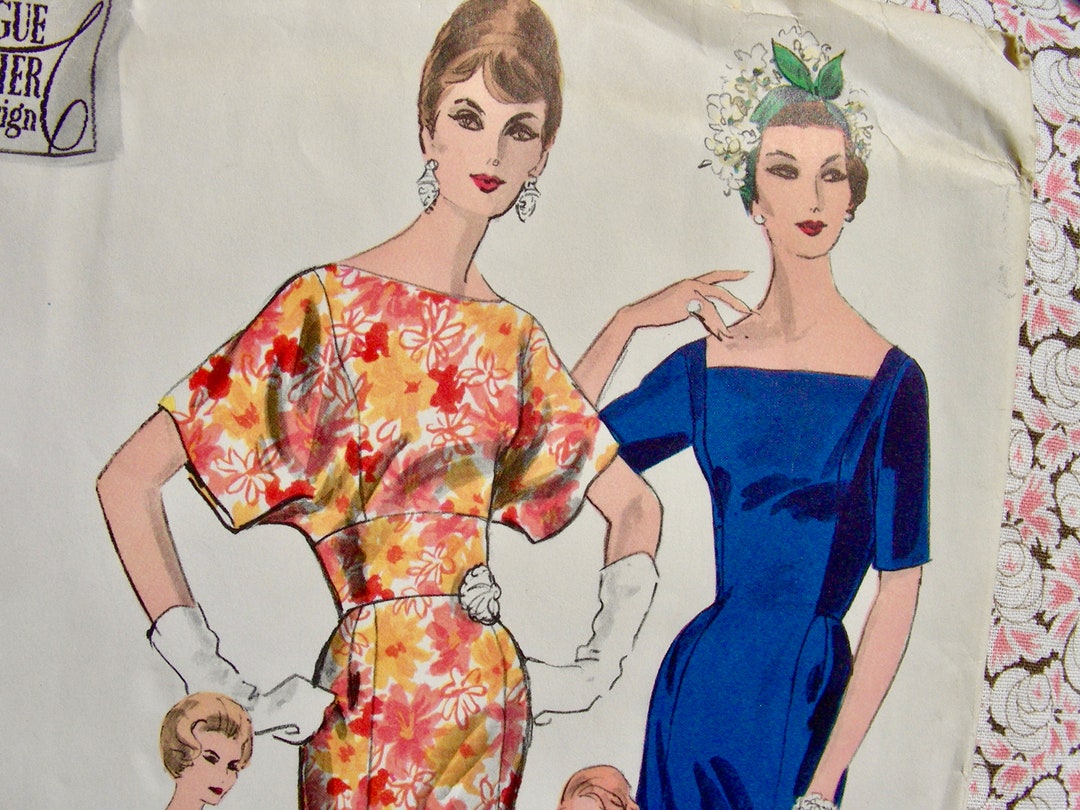 UNCUT Vogue Couturier Design Pattern 211 / Misses' ELEGANT Cocktail ...