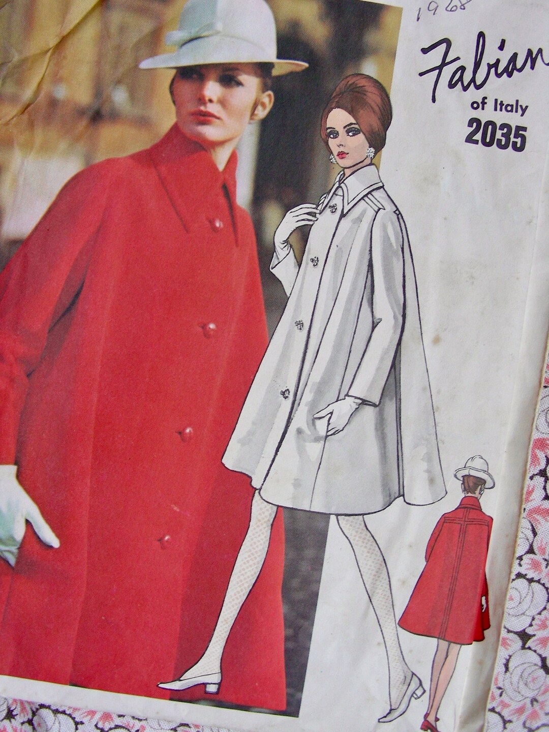 UNCUT * Vogue Pattern 2035 * FABIANI of Italy Designer * GLAMOROUS ...