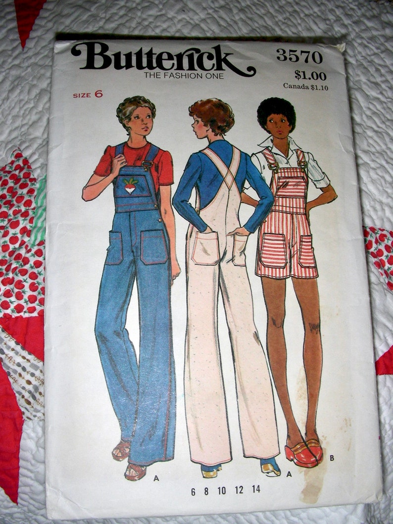 UNCUT Vintage 1970's Butterick Pattern 3570 / ADORABLE - Etsy