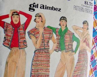 UNCUT * 1950s Butterick Pattern 6133 - Plunging off Shoulder Strapless ...