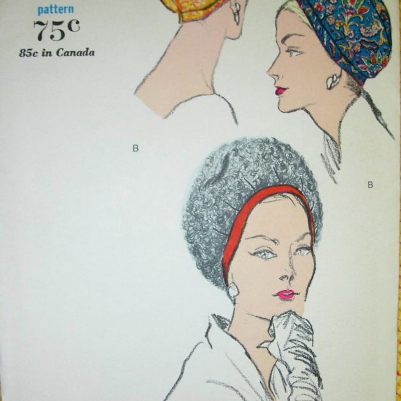 Vogue Hat Pattern - Etsy
