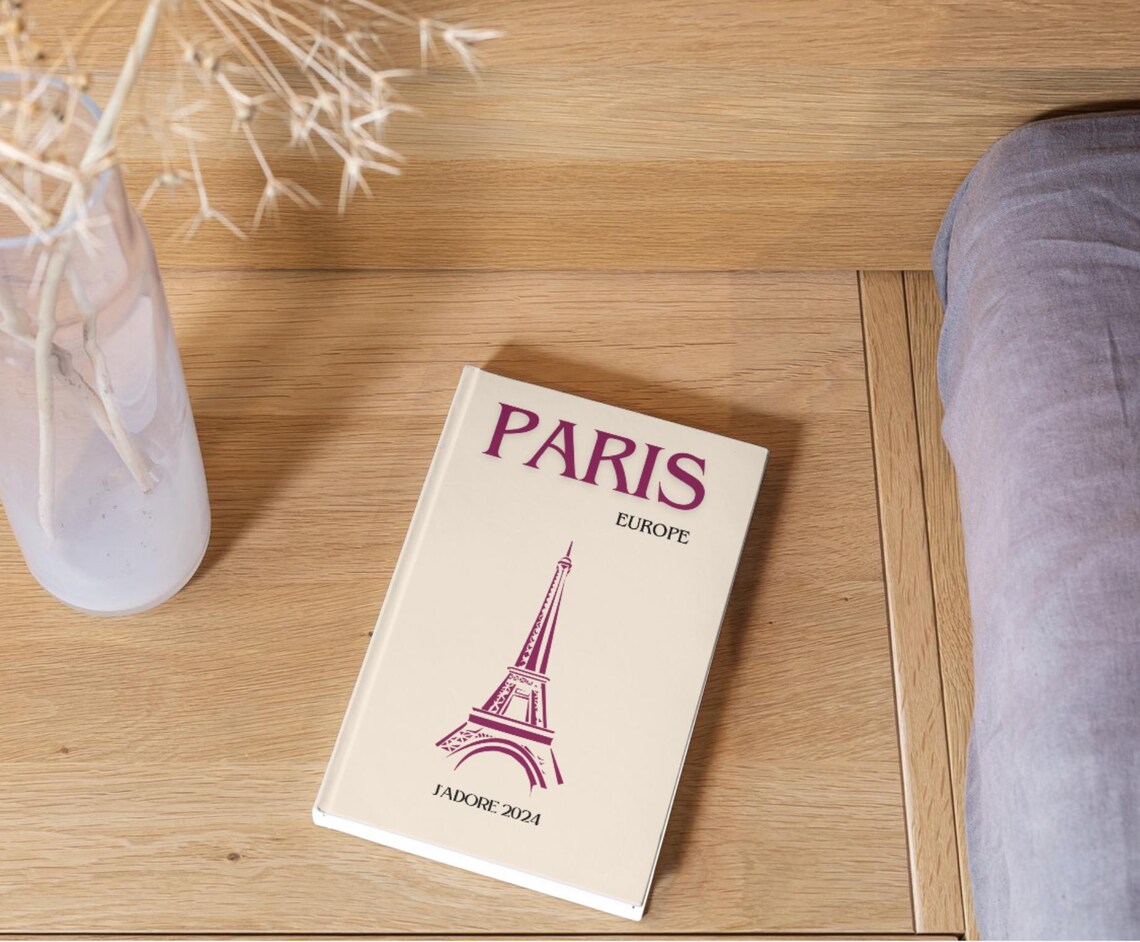 Paris France Travel Photo Book, Customised Photo Book Cover, European ...