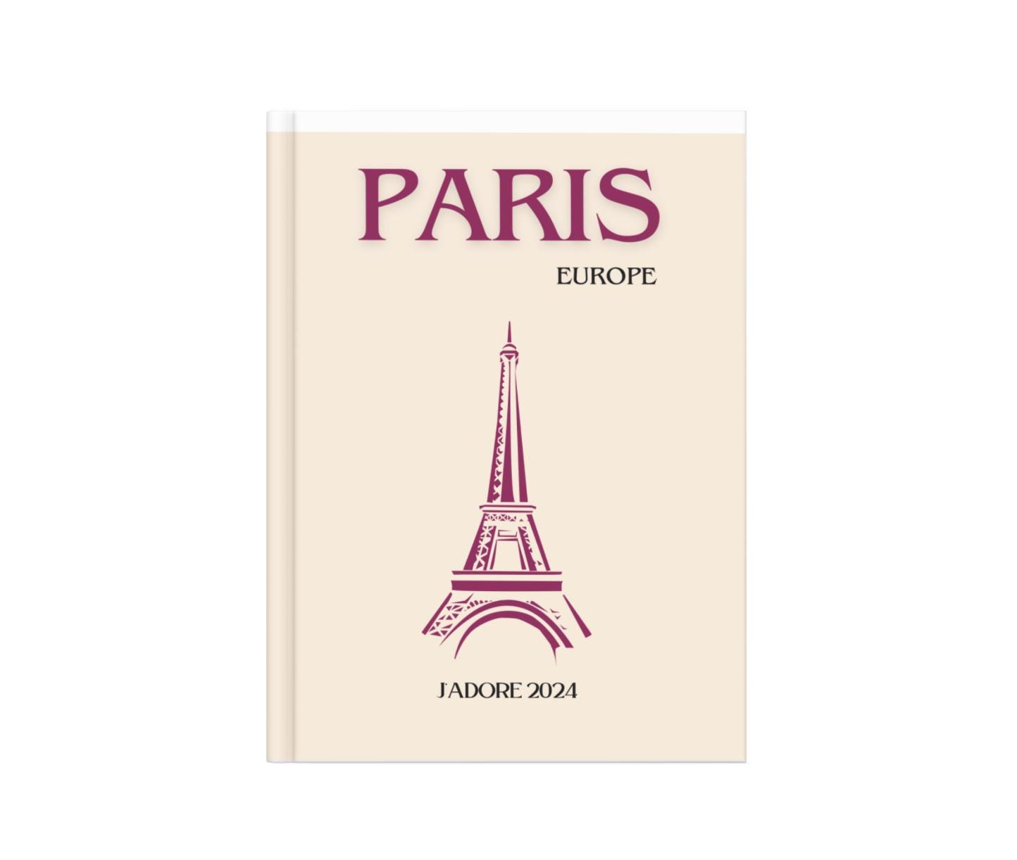 Paris France Travel Photo Book, Customised Photo Book Cover, European ...