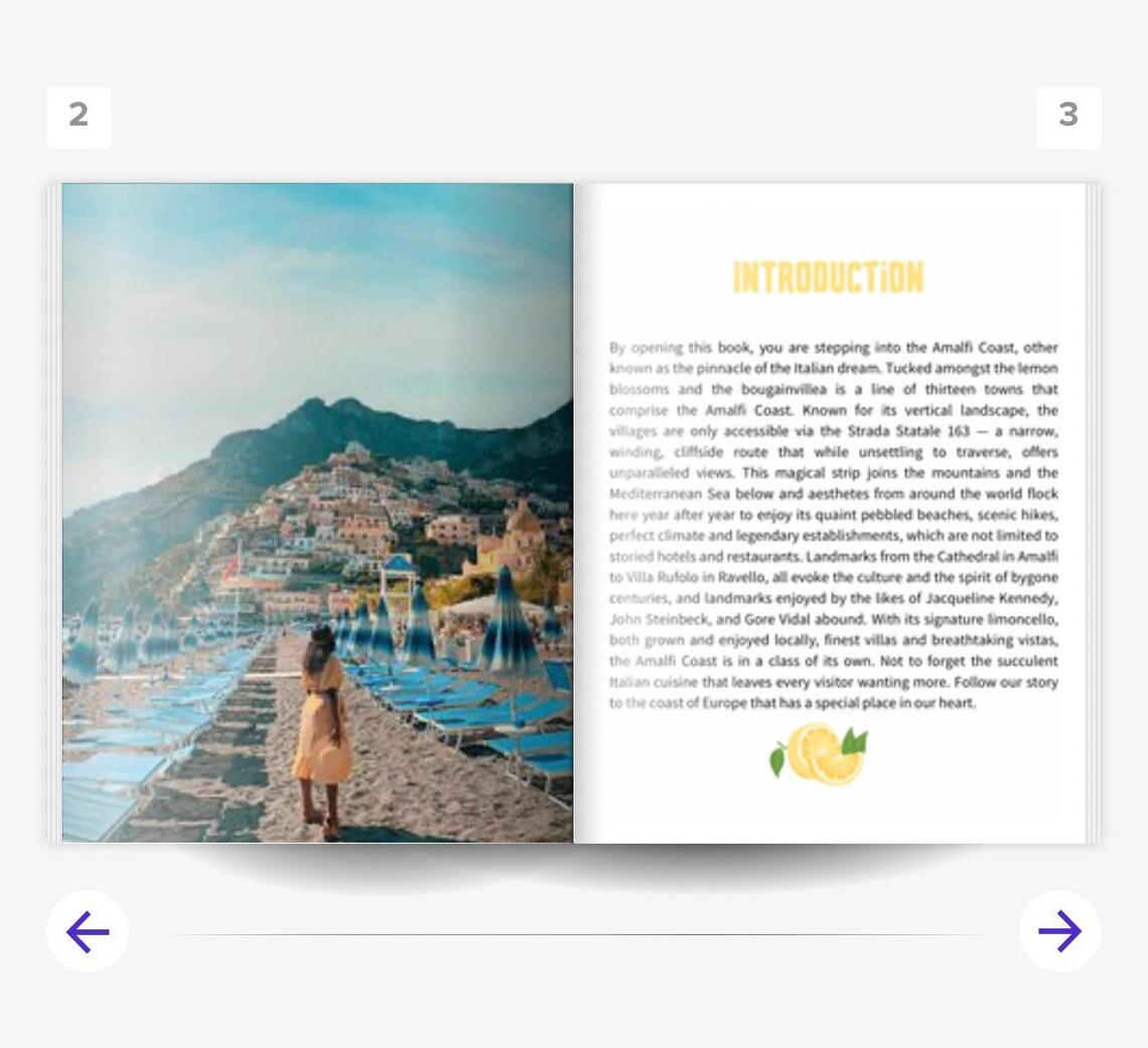 Italy Travel, Amalfi Coast Photo Book, Customised Photo Book Cover ...